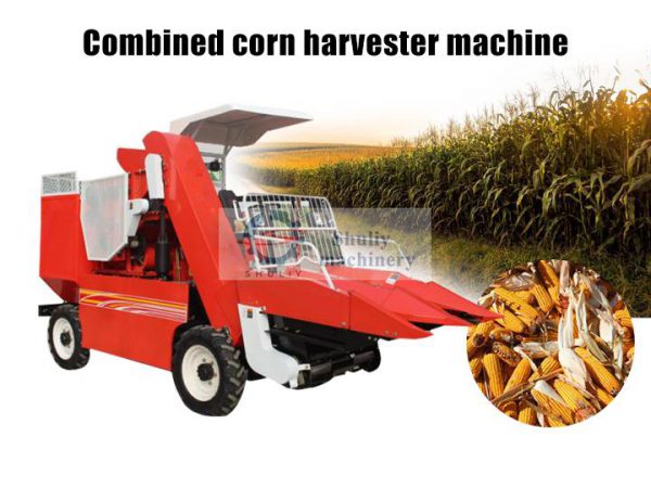 Combined corn harvester machine | maize harvester machine