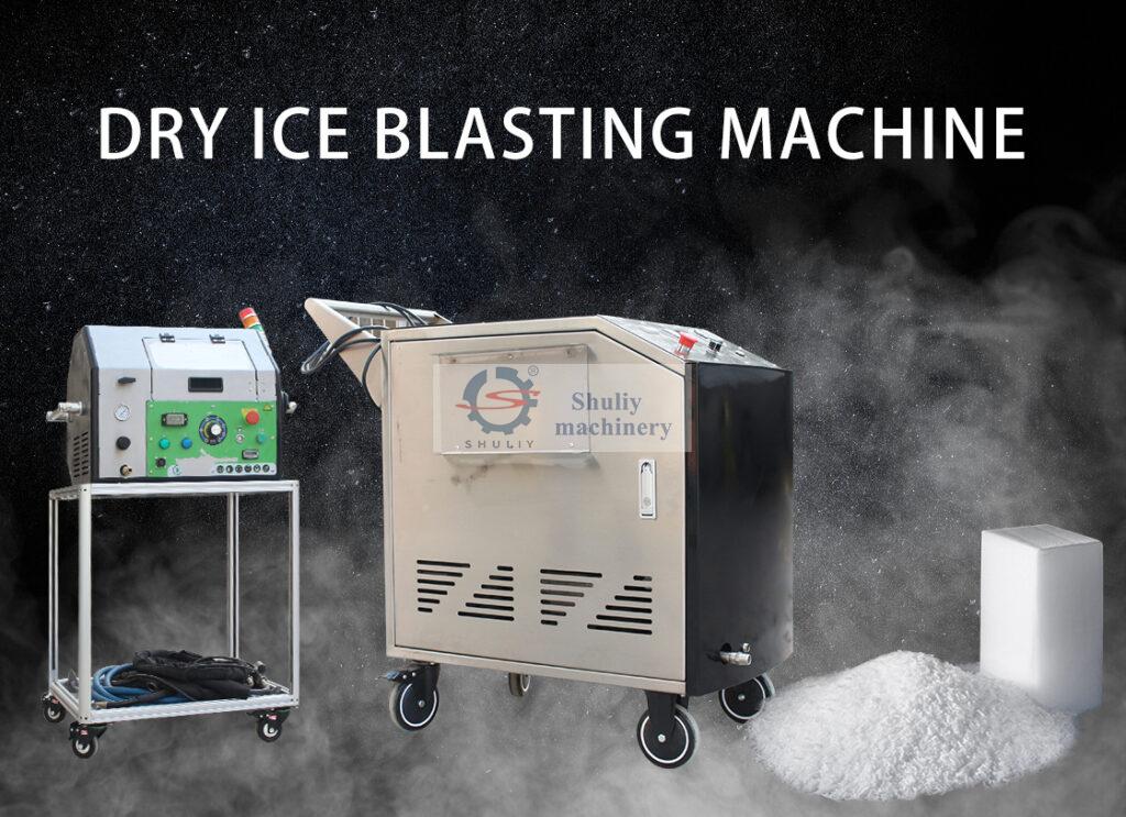 Dry Ice Blasting Machine for Fast Object Surface Cleaning