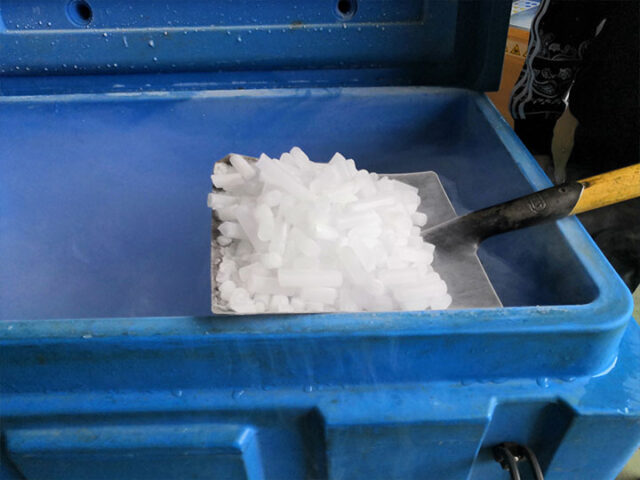 315L Dry Ice Container for Storaging 3mm Pellet Dry Ice