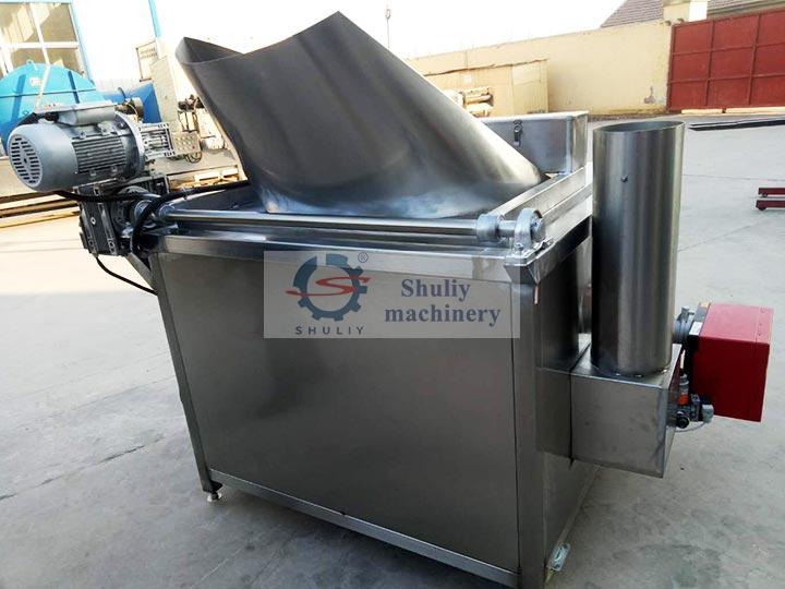 Tipping bucket frying machine - Shuliy Machinery