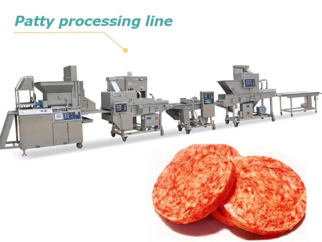 Hamburger patty production line - Shuliy Machinery